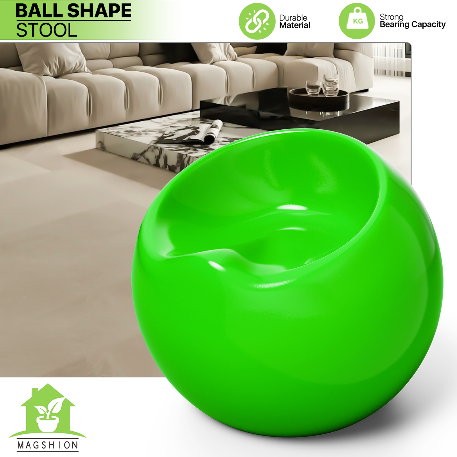 Fiberglass Round Lounge Chairs Patio Living Room Party Club Event ...