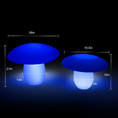 LED Mushroom Landscape Decoration Color Changing Garden Ground Lawn ...